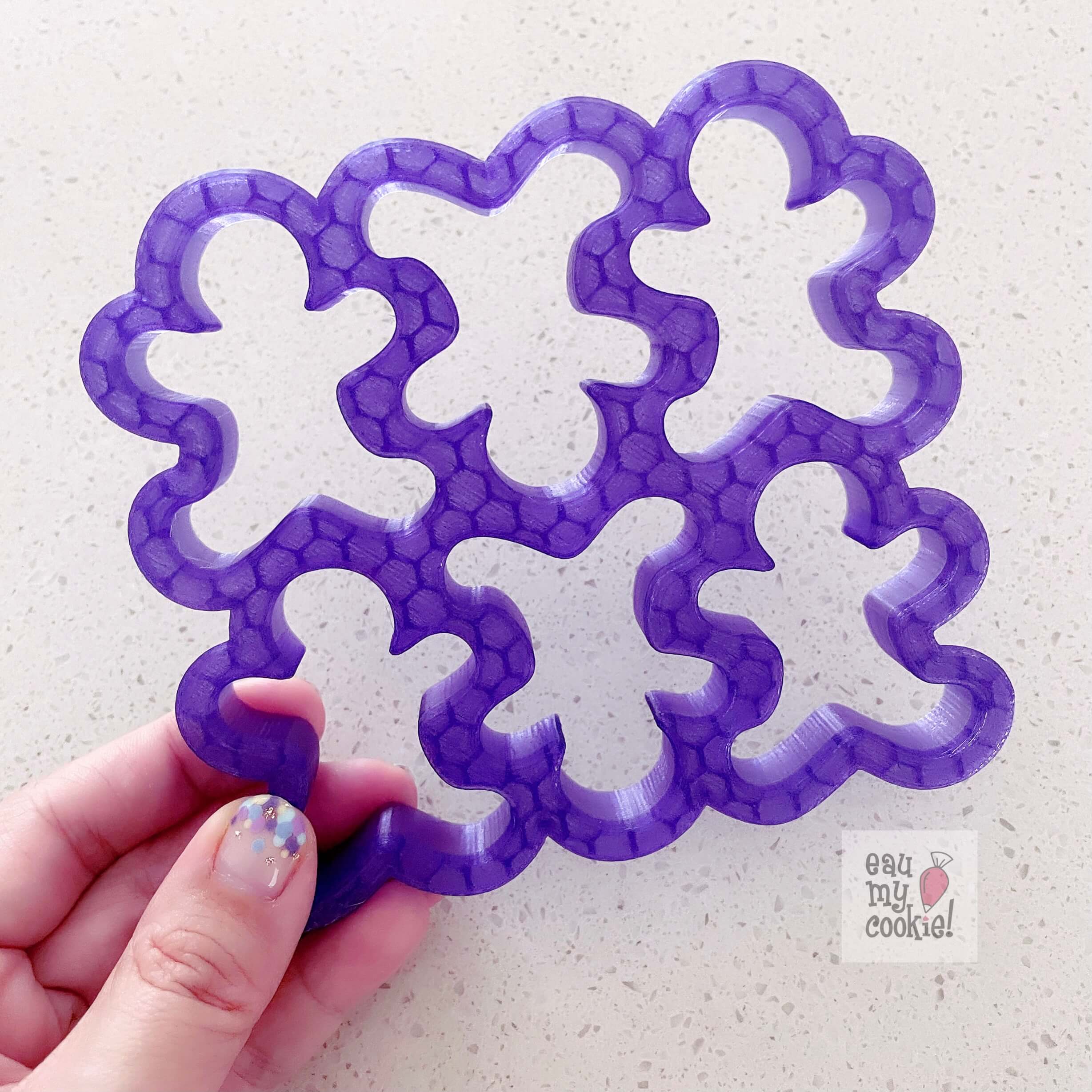 Mini Gingerbread Man Multi-cutter - eau my cookie! Singapore Cookie Artist
